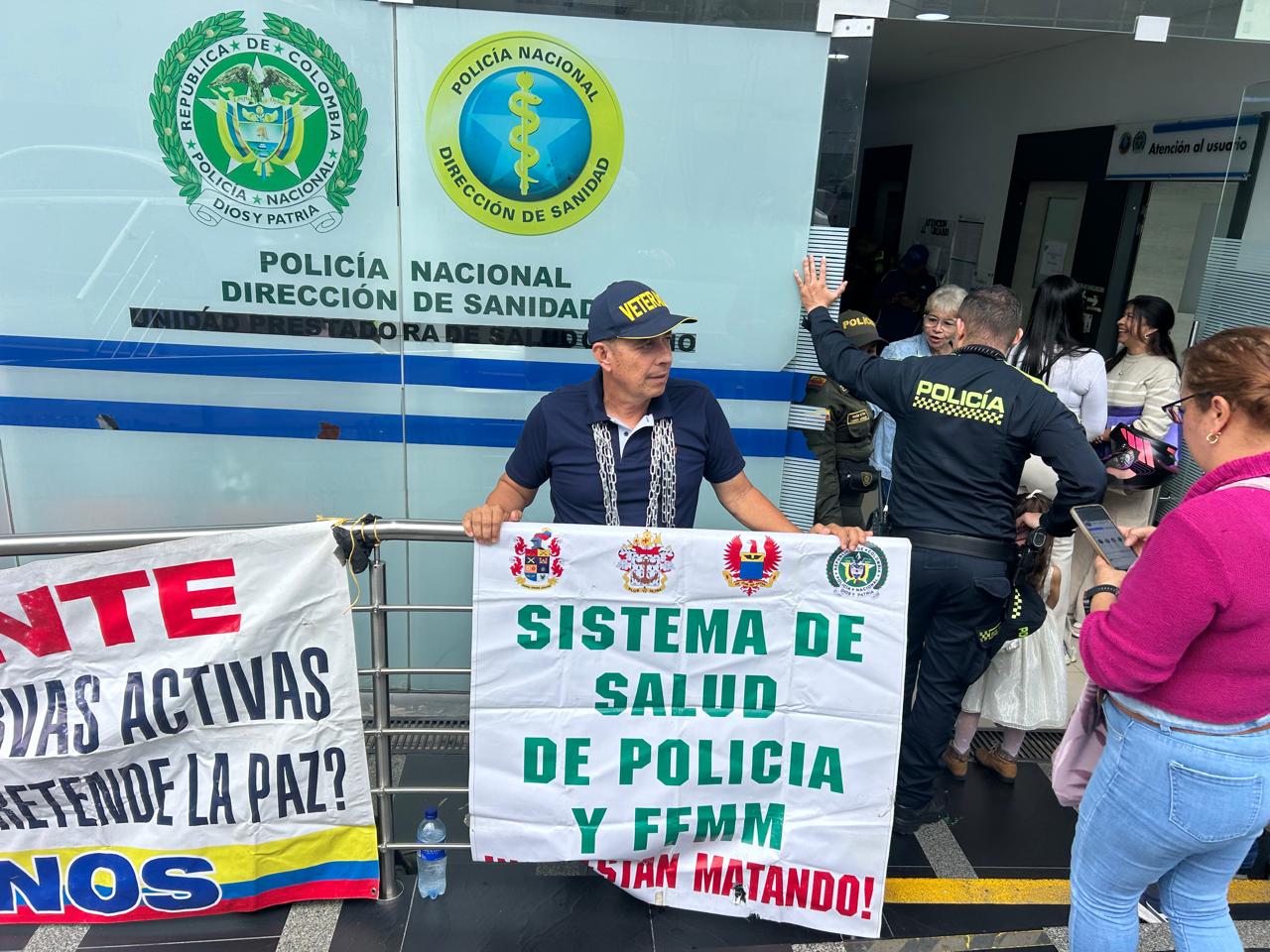 El vocero de los usuarios de la salud de la Policía se tuvo que ...